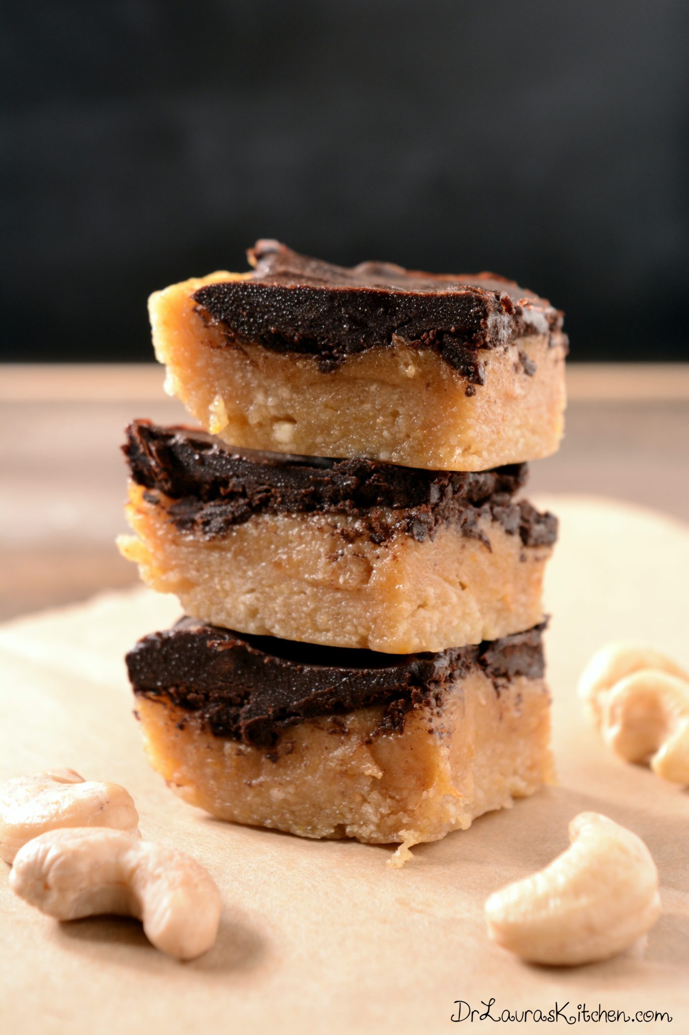 Raw Caramel Slices - Dr. Laura's Kitchen